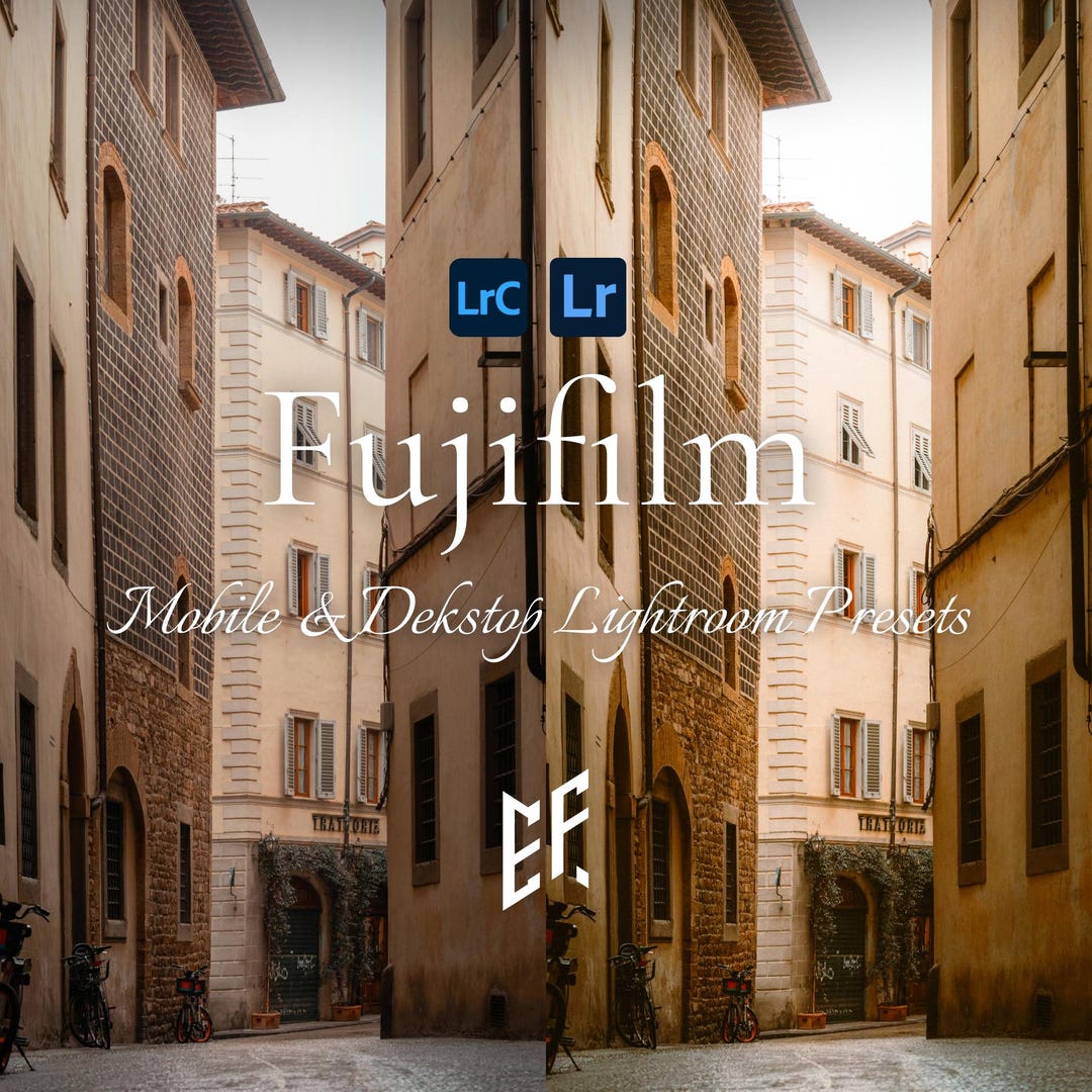 7 Fuji Film Lightroom Presets for Mobile & Desktop Retro, Vintage ...