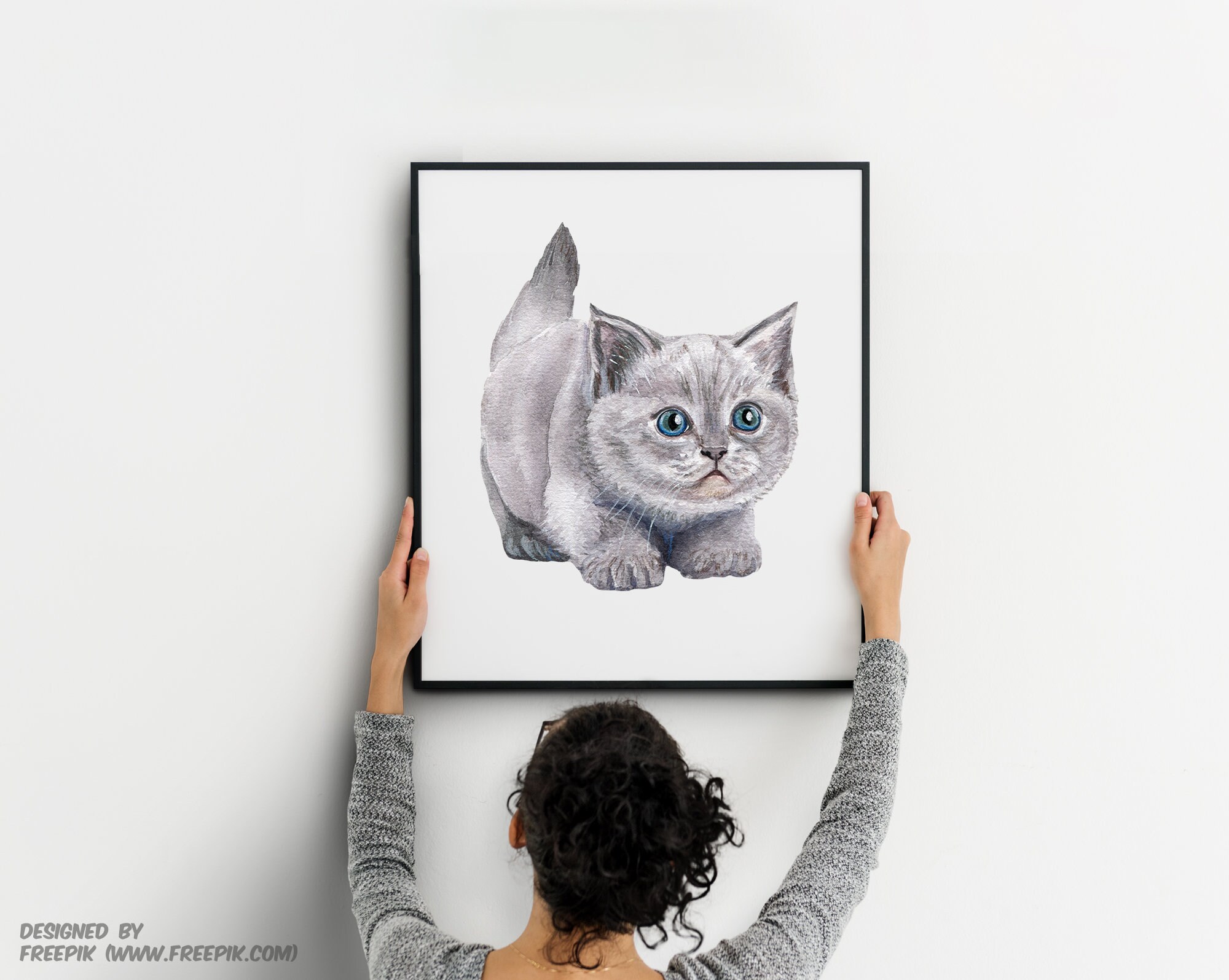 Watercolor Kittens Clipart-realistic Cats Clip Art-maine Coon, British ...