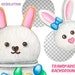 Watercolor Easter Sweets Clipart-easter Food-sweet Bunny-rabbit Pastel ...