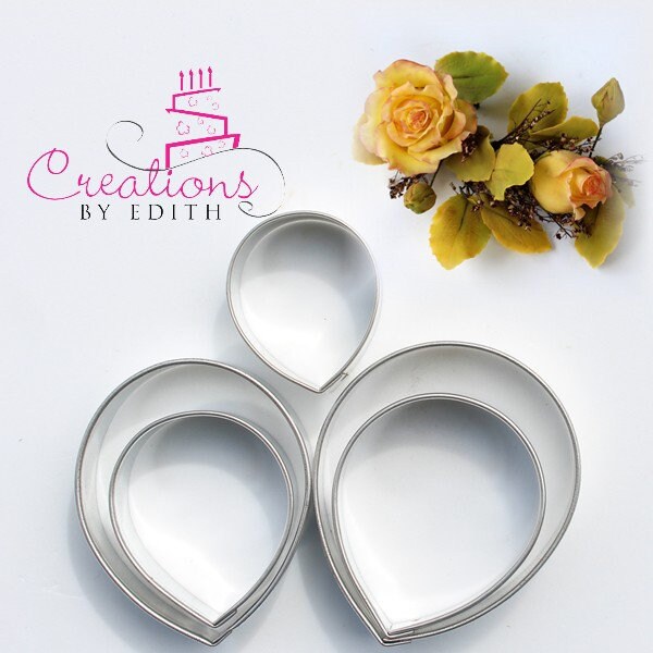 Rose Petal Flower Cutter, 3 Pc. Clearance - Etsy