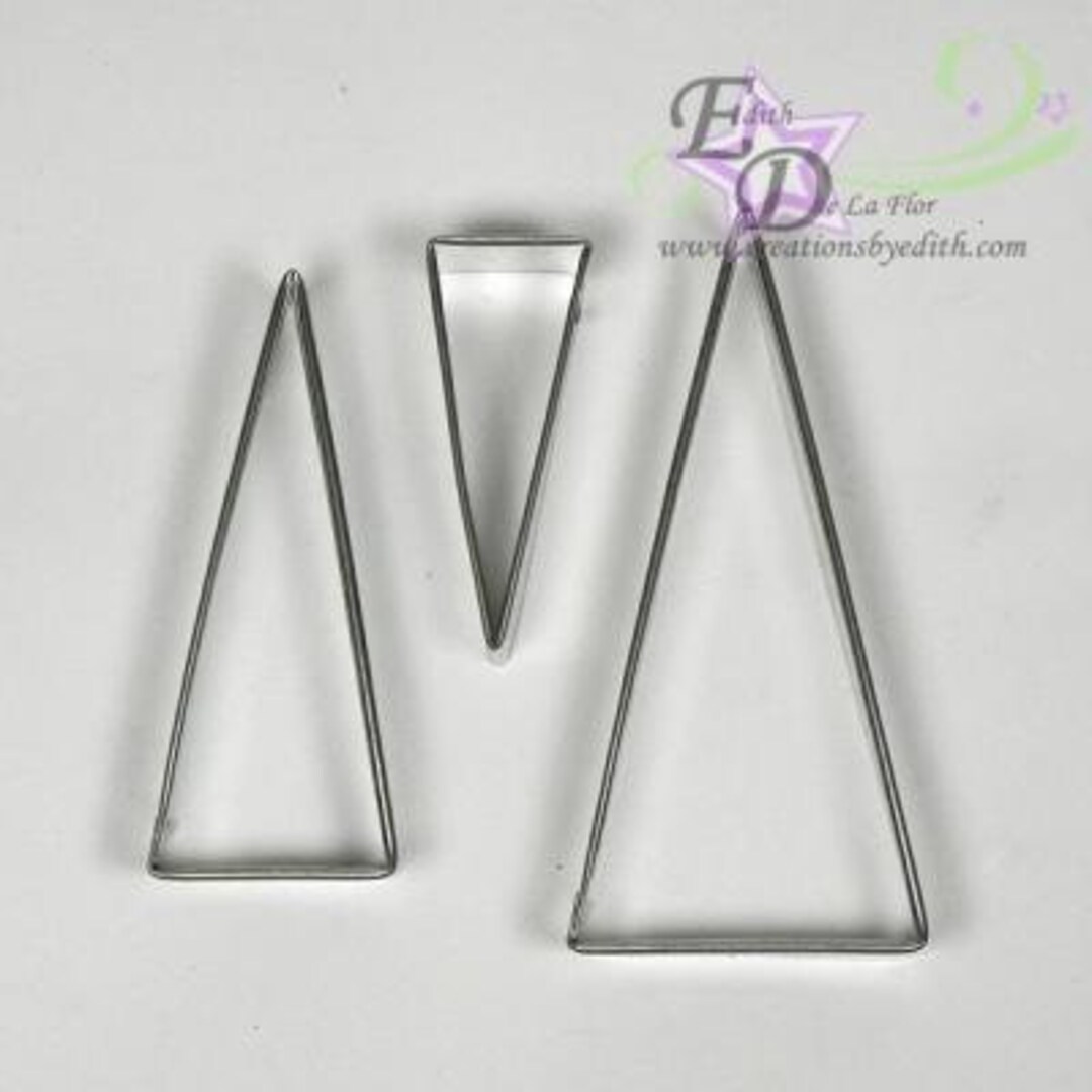 Isosceles Triangle Cutter Set of 4 Pcs.-clearance - Etsy