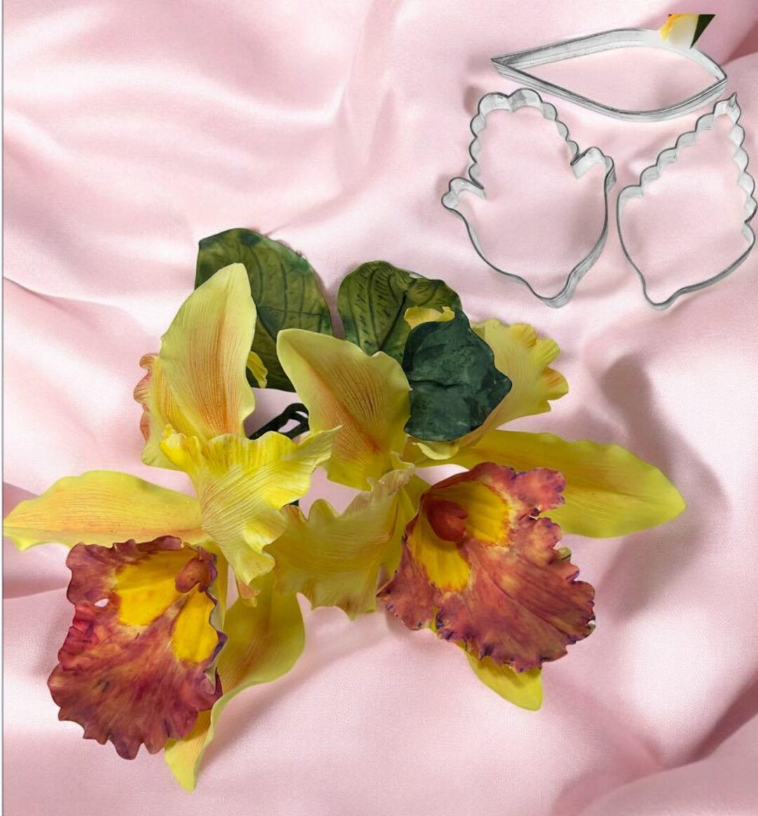 Cattleya Orchid Flower Cutter Cake Decorating Flower Making Cutter ...