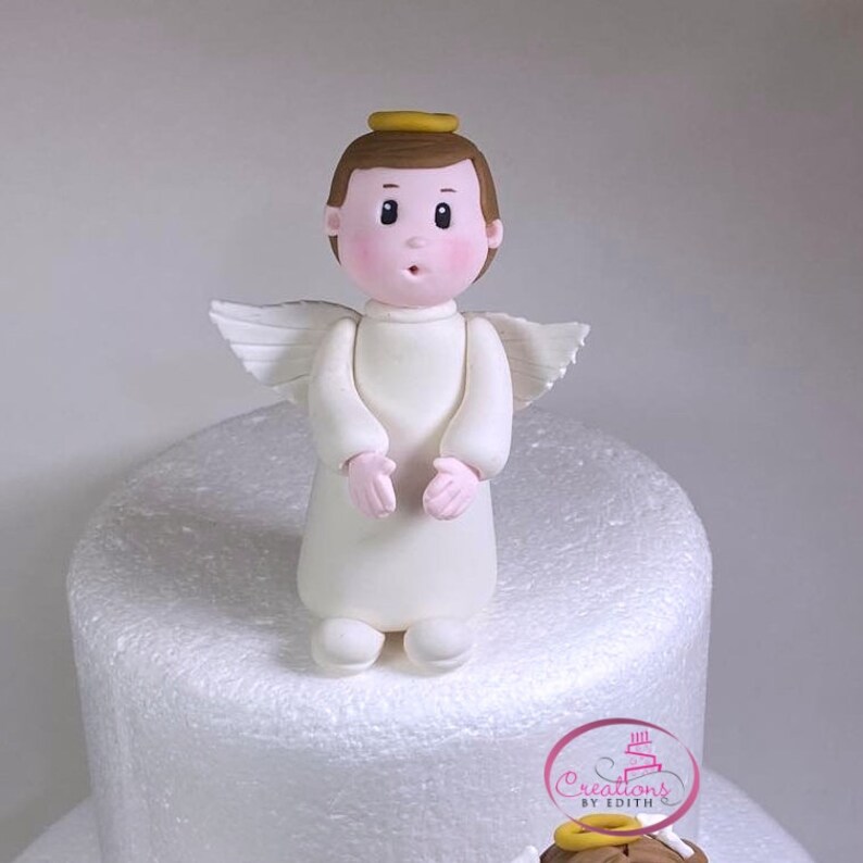 Angels Cake Topper/3 Different Poses. - Etsy