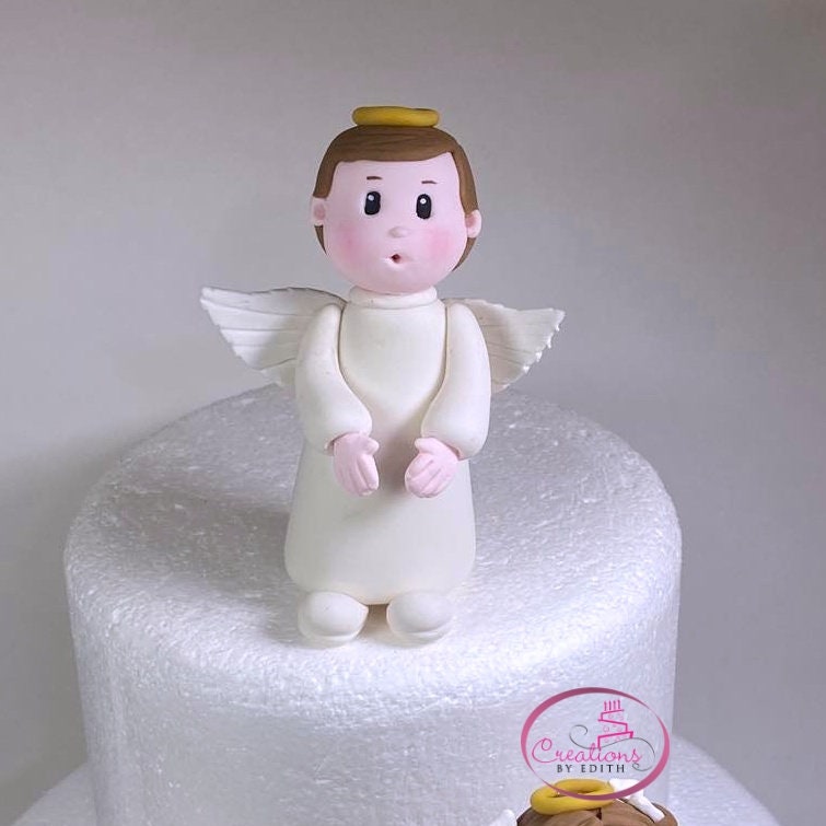 Angels Cake Topper/3 Different Poses. - Etsy