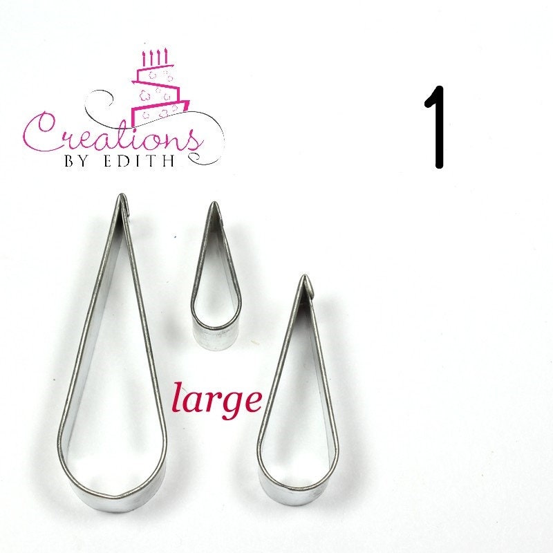 Tear Drop Cutters, 6 Designs to Choose From (clearance), Craft Cutters ...