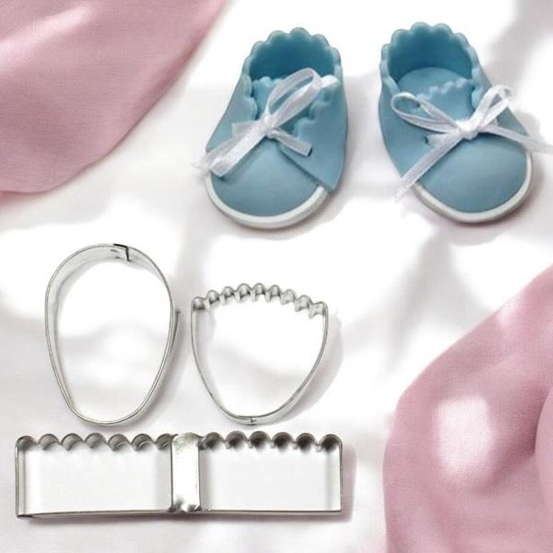 Fondant Baby Shoes - Etsy UK