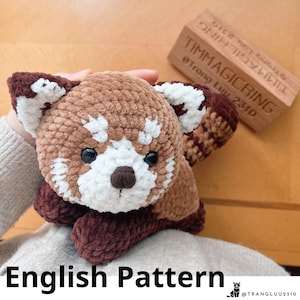 Crochet Pattern: Red Panda | PDF Pattern - Etsy UK