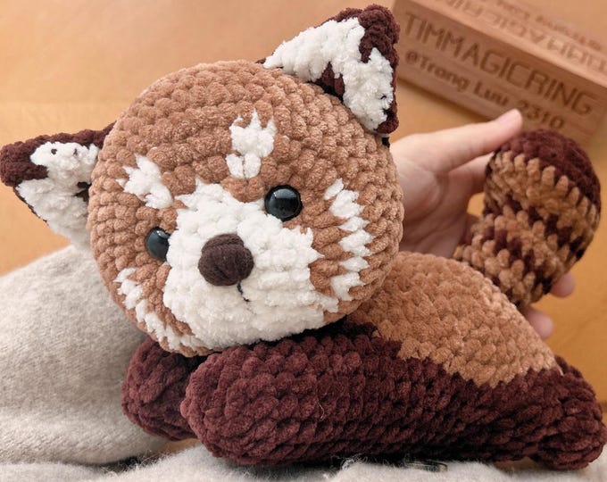 Red Panda Plushie - Etsy
