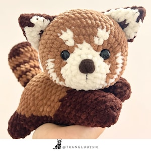 Crochet Pattern: Red Panda | PDF Pattern - Etsy UK