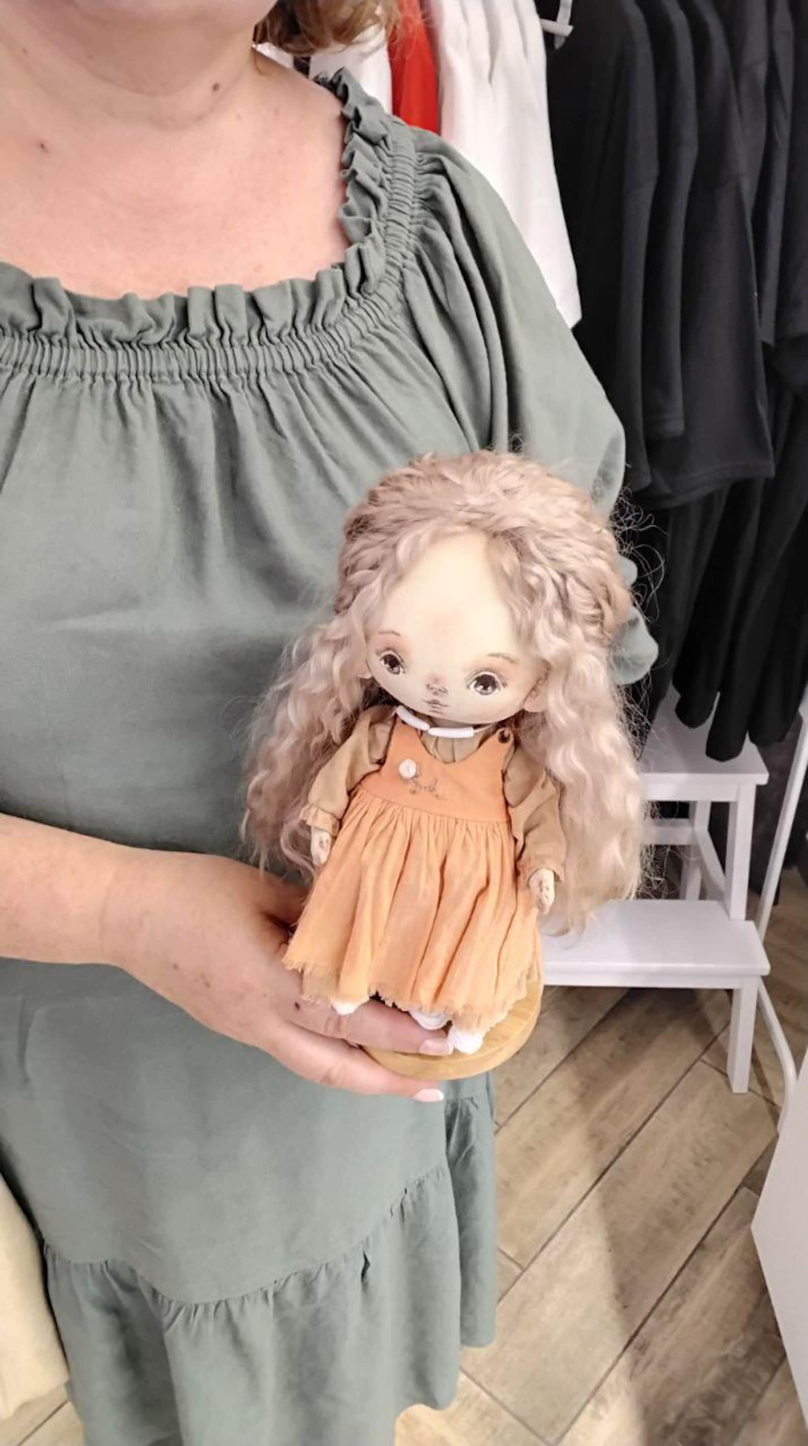 Thank You Gift, Art Doll, OOAK Art Posing Doll, Movable Art Doll, One ...