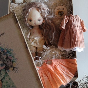 Thank You Gift, Art Doll, OOAK Art Posing Doll, Movable Art Doll, One ...