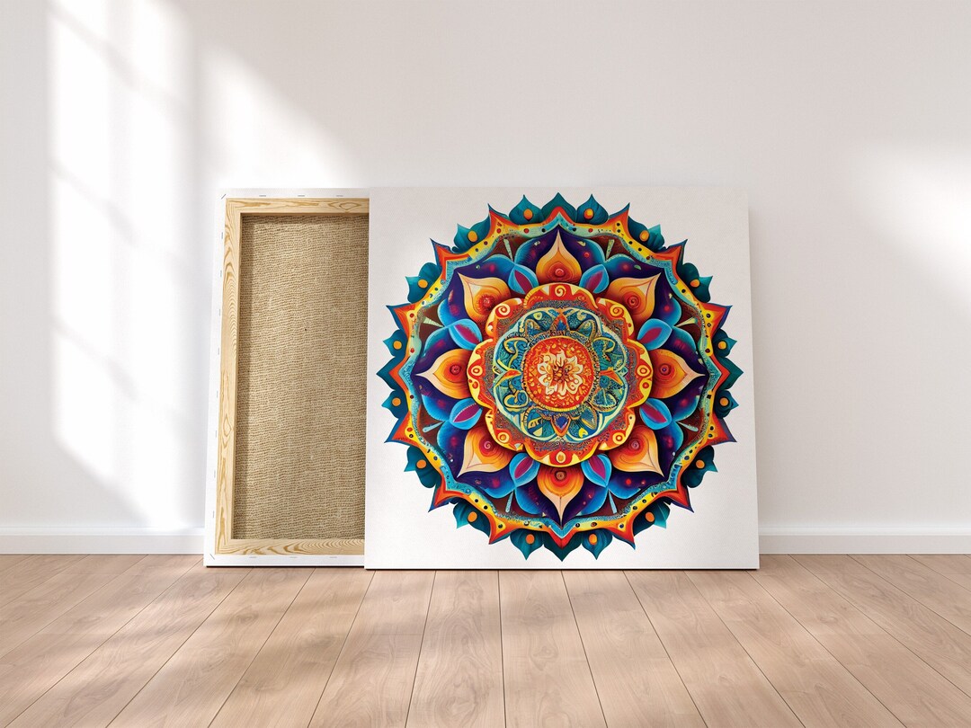 Giftable Canvas Painting, Original Mandala Art, Personalized Mandala ...