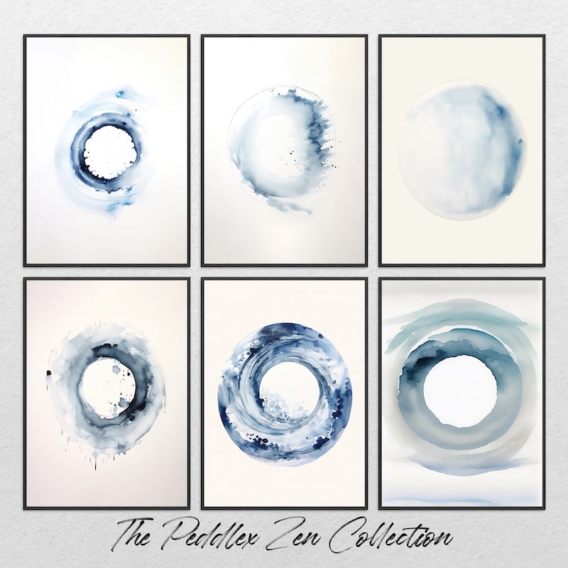 Zen Watercolor - Etsy