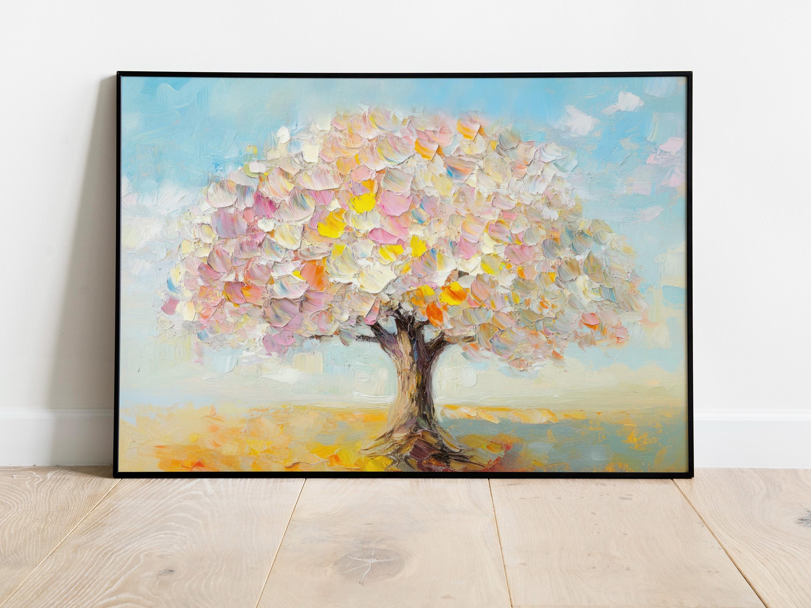 Framed Calming Pastel Art, Framed Original Art, Soft Painting Wall Art ...