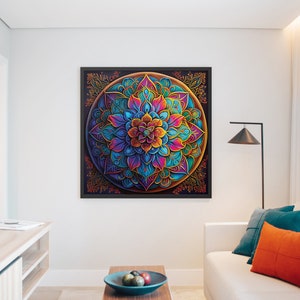 Spiritual Decor Spiritual Mandala Mandala Wall Art - Etsy