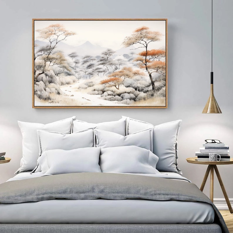 Japanische Wandkunst, japanische Kunstdruck, Japandi Dekor, Zen-Wandkunst, Japandi Wandkunst ...