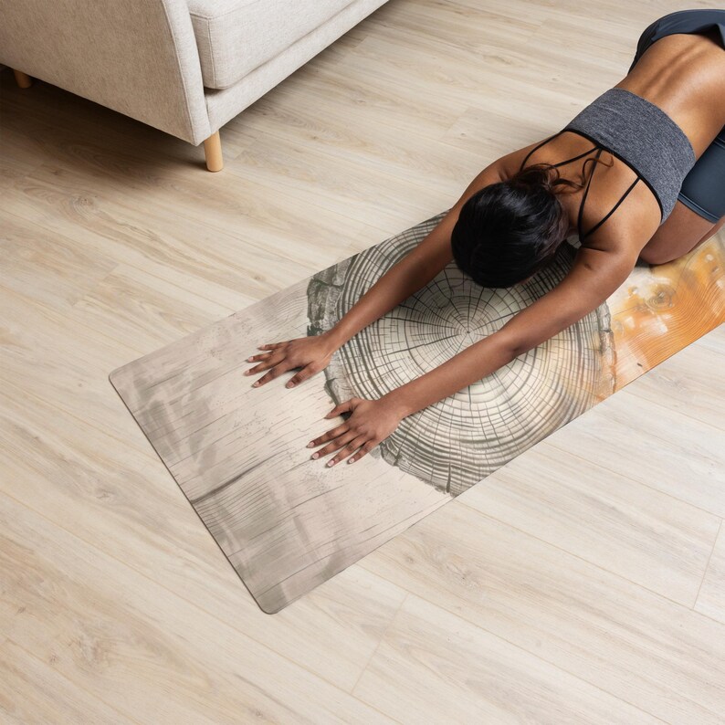 Comfortable Yoga Mat, Thick Exercise Mat, Standard Length Fitness Mat ...