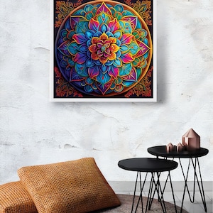 Spiritual Decor, Spiritual Mandala, Mandala Wall Art, Spiritual Wall ...