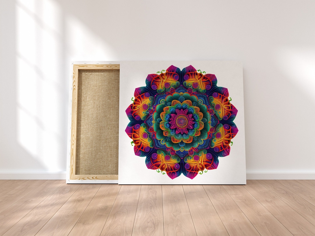 Giftable Canvas Painting, Original Mandala Art, Personalized Mandala ...