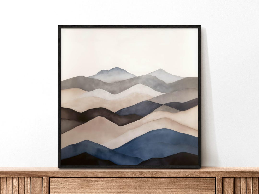 Japanese Zen Framed Art, Framed Original Art, Spiritual Wall Art, Zen ...
