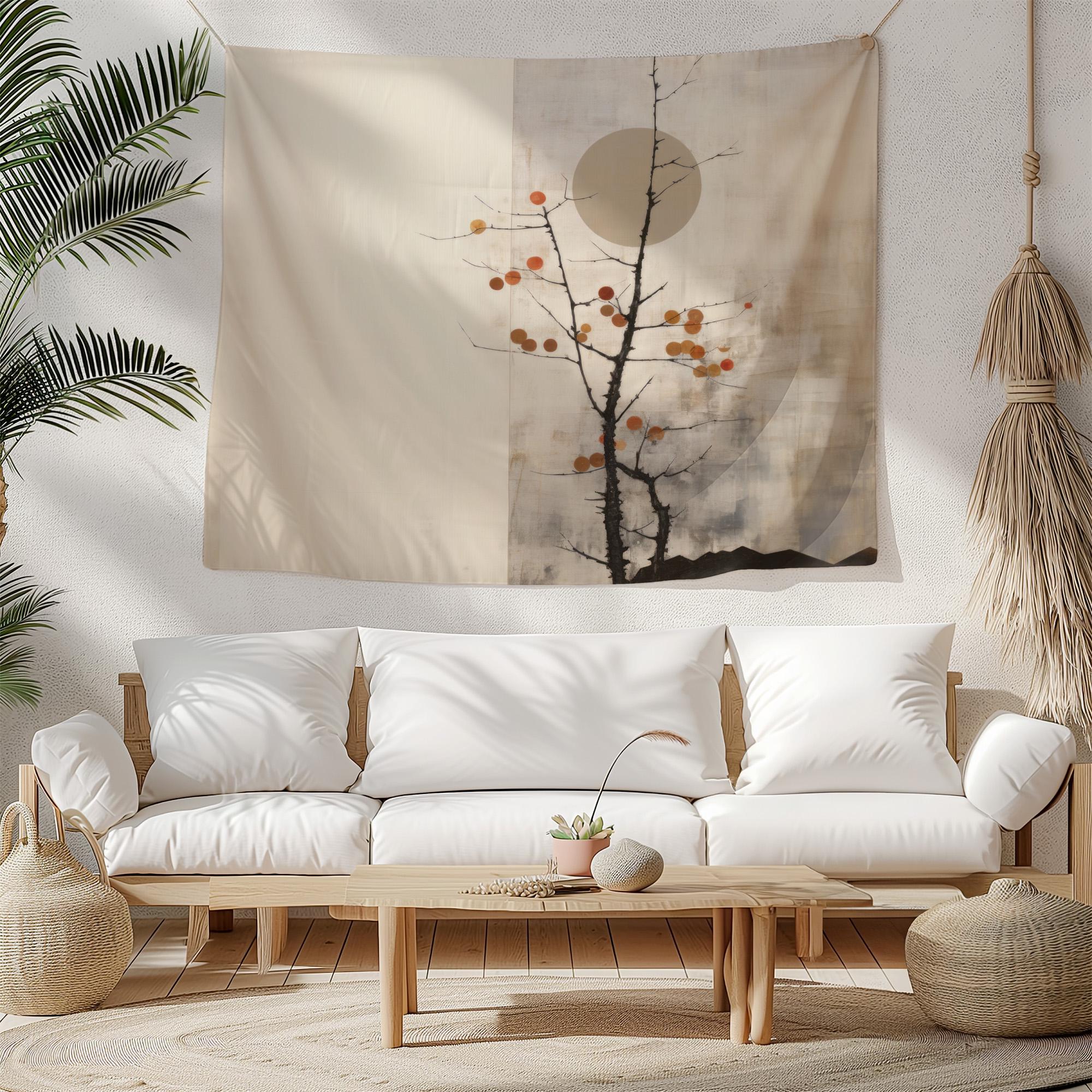 Japanese Tapestry, Original Art on Tapestry, Japan Wall Hanging ...