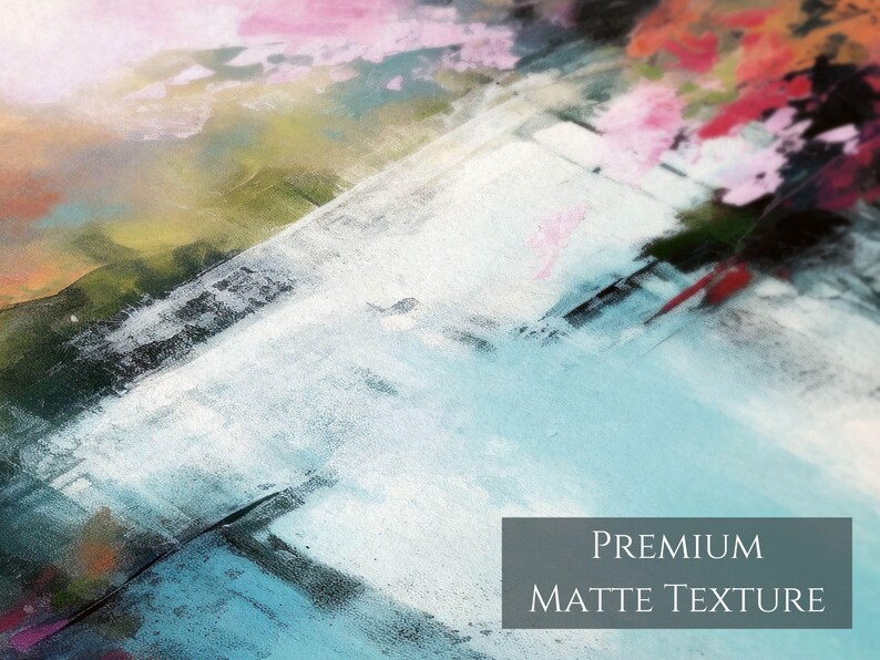 Serene Calming Pastel Abstract Art Print, Nature Inspired Organic ...