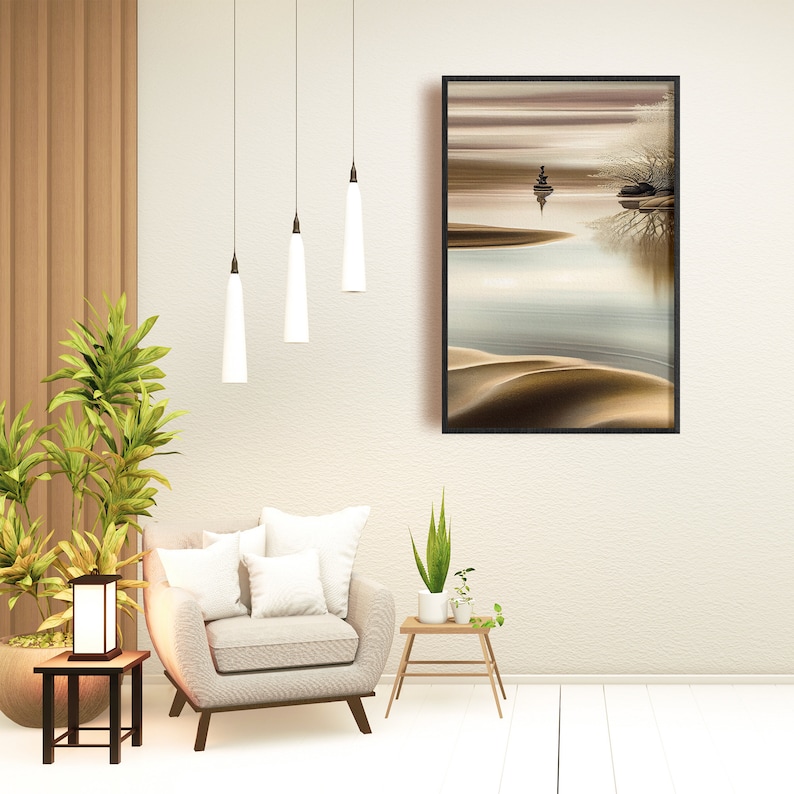 Zen Wall Art Printable Zen Wall Art Canvas Minimalist Zen - Etsy