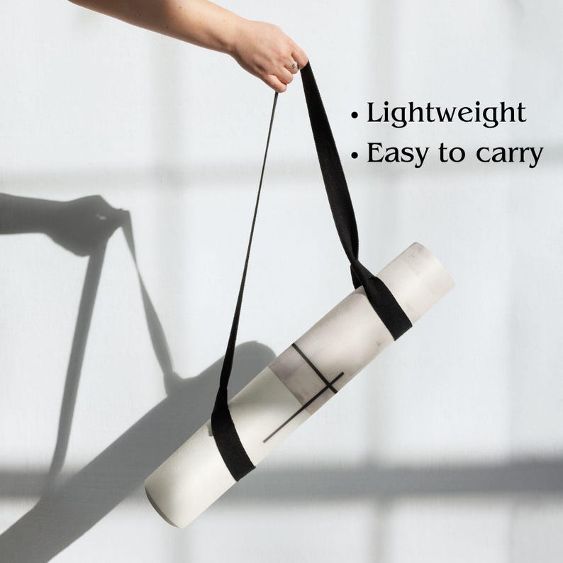 Yoga Mat, Exercise Mat, Japandi Fitness Mat, Pilates Mat, Zen ...