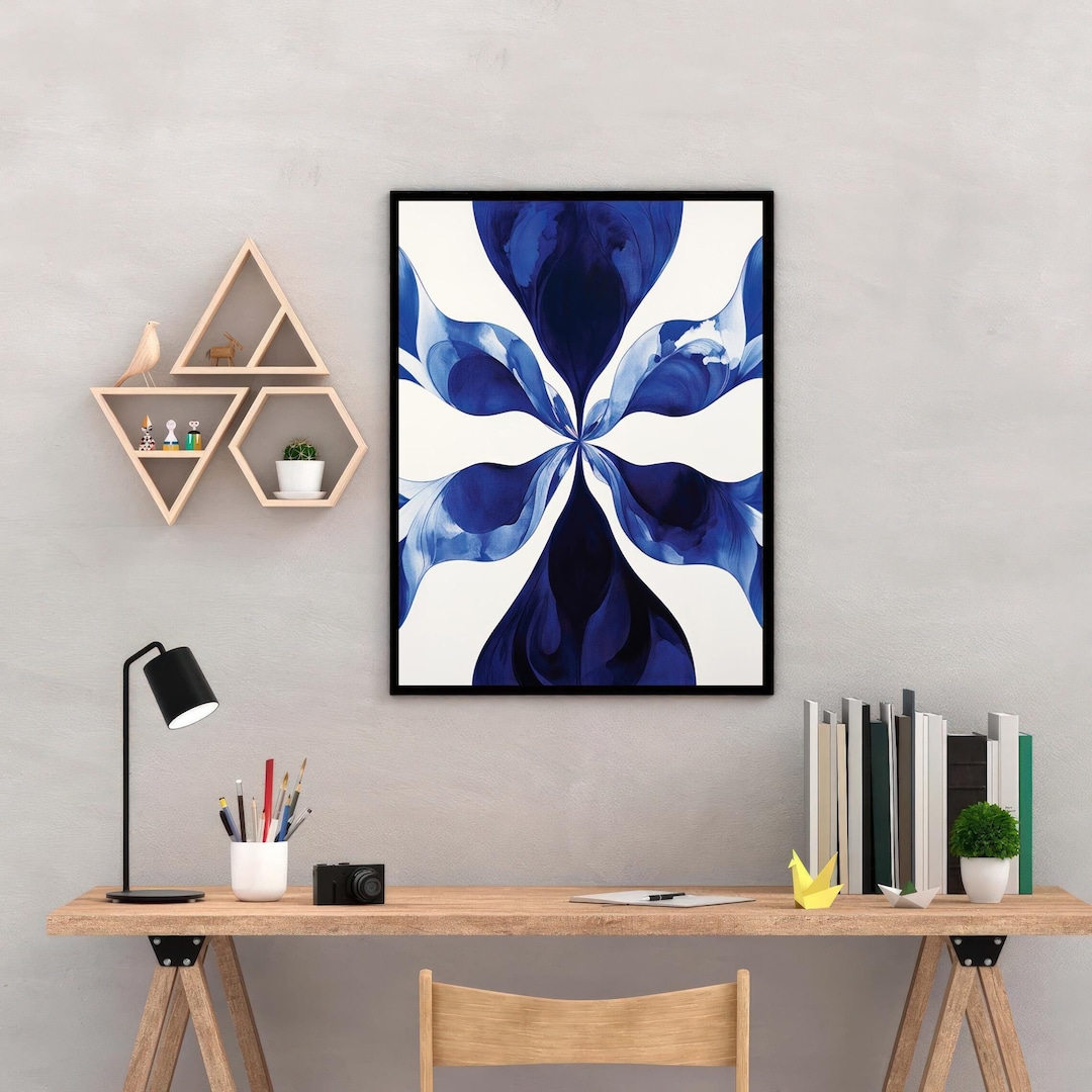 Organic Abstract Art Prints, Modern Abstract, Framed Wall Art, Nature ...