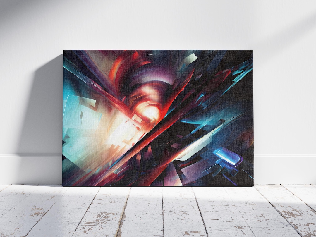 Thoughtful Digital Art Gift, Cosmic Abstract Housewarming Present ...