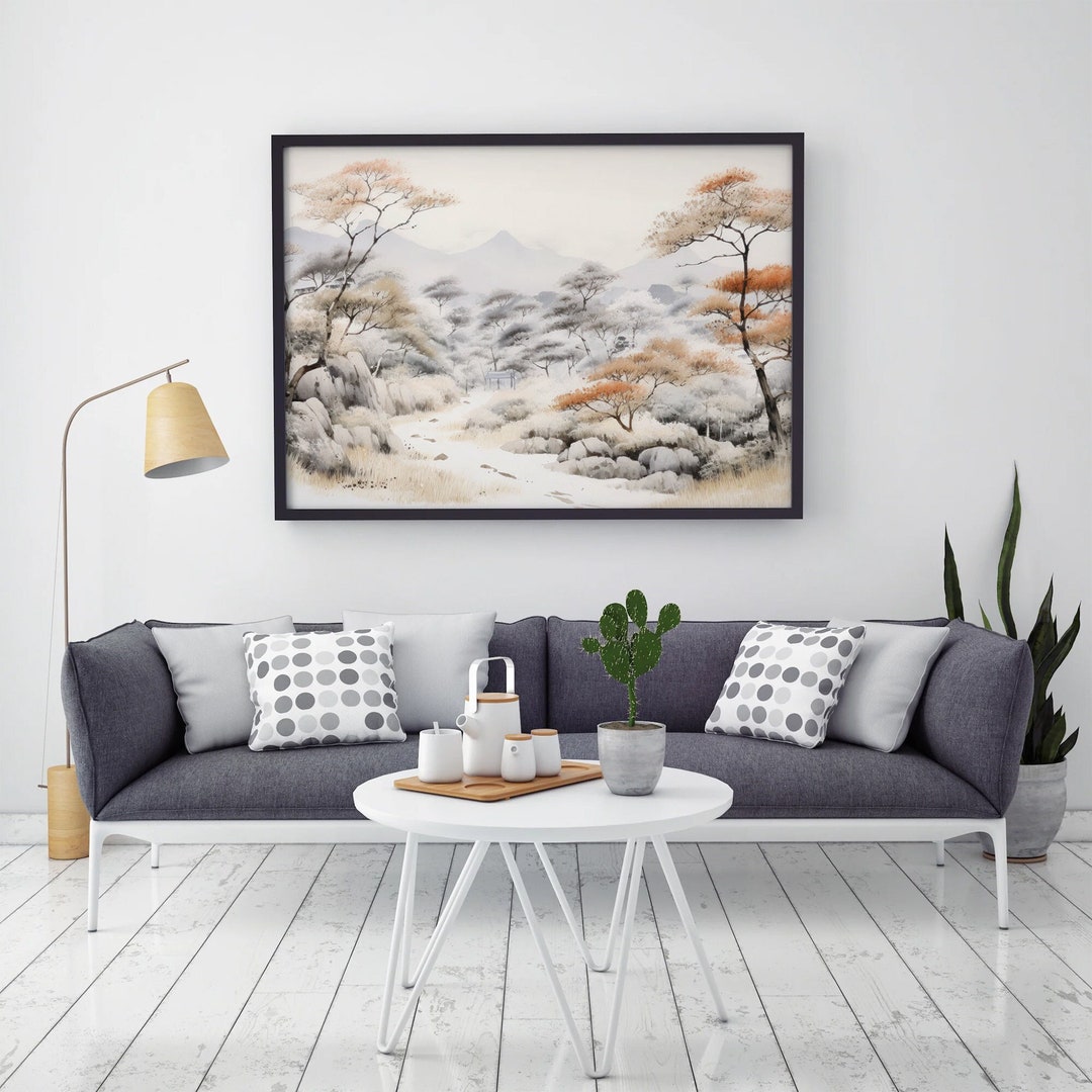 Japanische Wandkunst, japanische Kunstdruck, Japandi Dekor, Zen-Wandkunst, Japandi Wandkunst ...