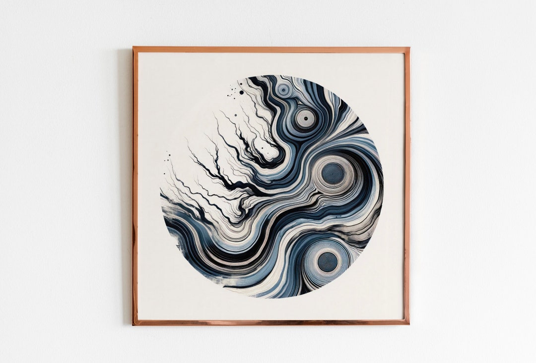Japanese Abstract Art, Modern Abstract, Japan Abstract Wall Art ...