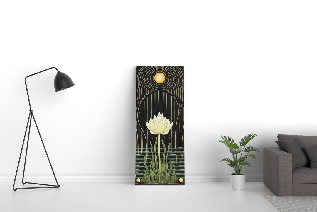 Zen Canvas Painting, Original Art on Canvas, Yoga Zen Wall Art ...