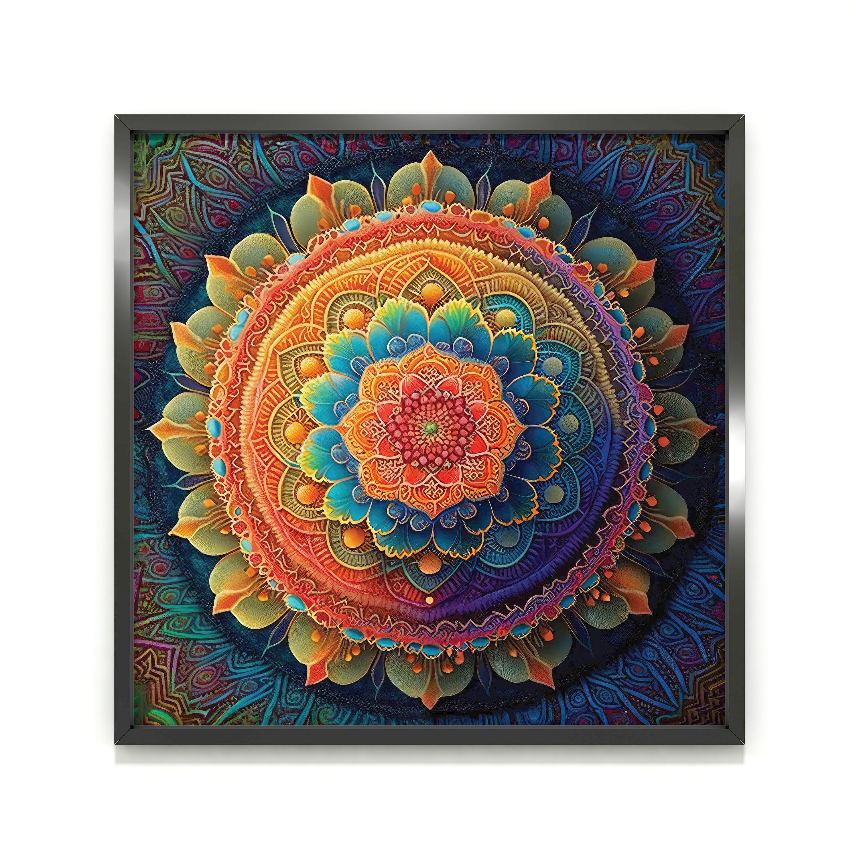 Mandala Wall Art, Mandala Wall Decor, Mandala Deco, Spiritual Mandala ...