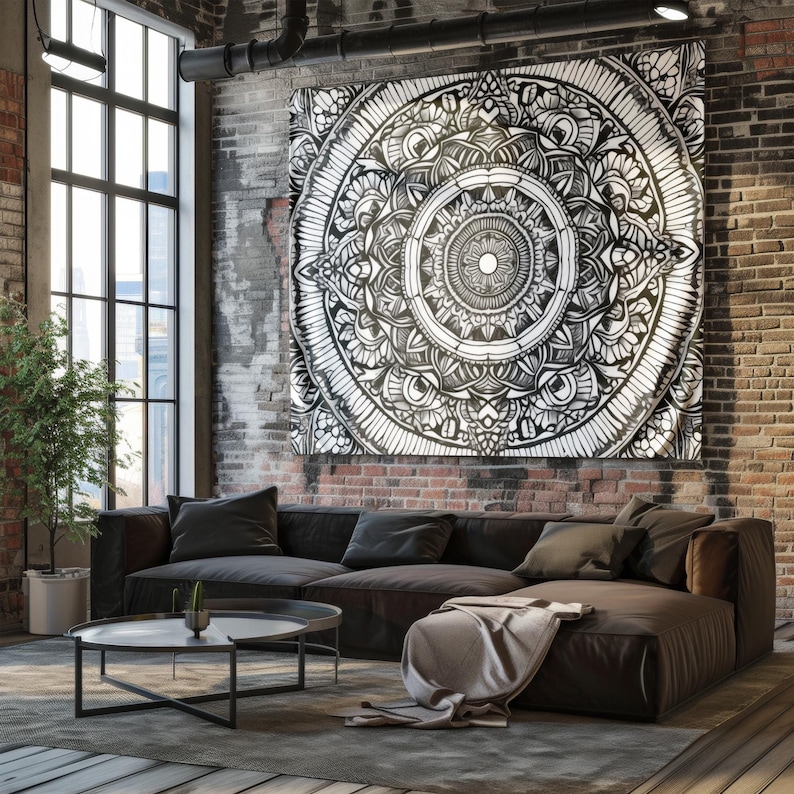 Meditation Room Decor, Yoga Studio Tapestry, Altar Cloth Wall Hanging ...