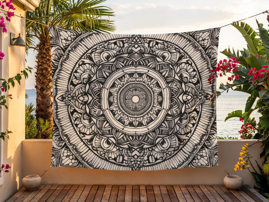 Meditation Room Decor, Yoga Studio Tapestry, Altar Cloth Wall Hanging ...