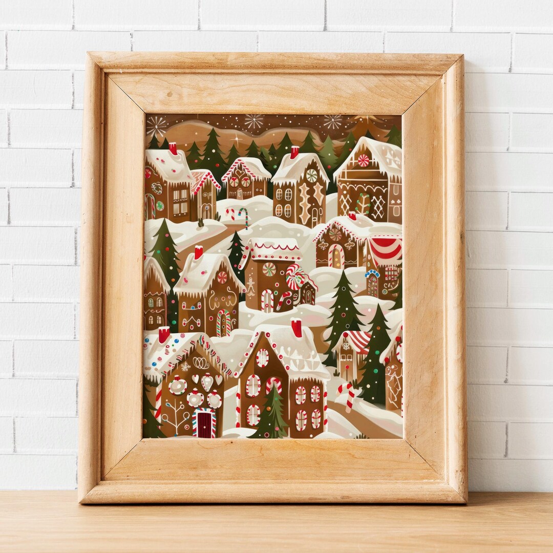 Merry Christmas Art, Christmas Gallery Wall, Christmas Wall Art ...
