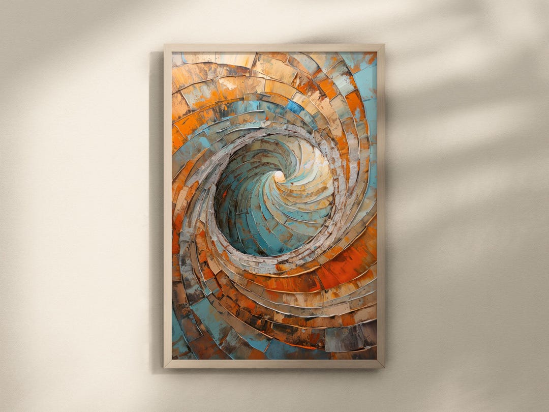 Statement Piece Wall Art for Eclectic Decor, Abstract Focal Point ...