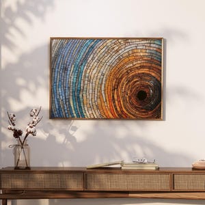 Large Abstract Wall Art, Extra Large Horizontal Print, Minimalist Tree ...