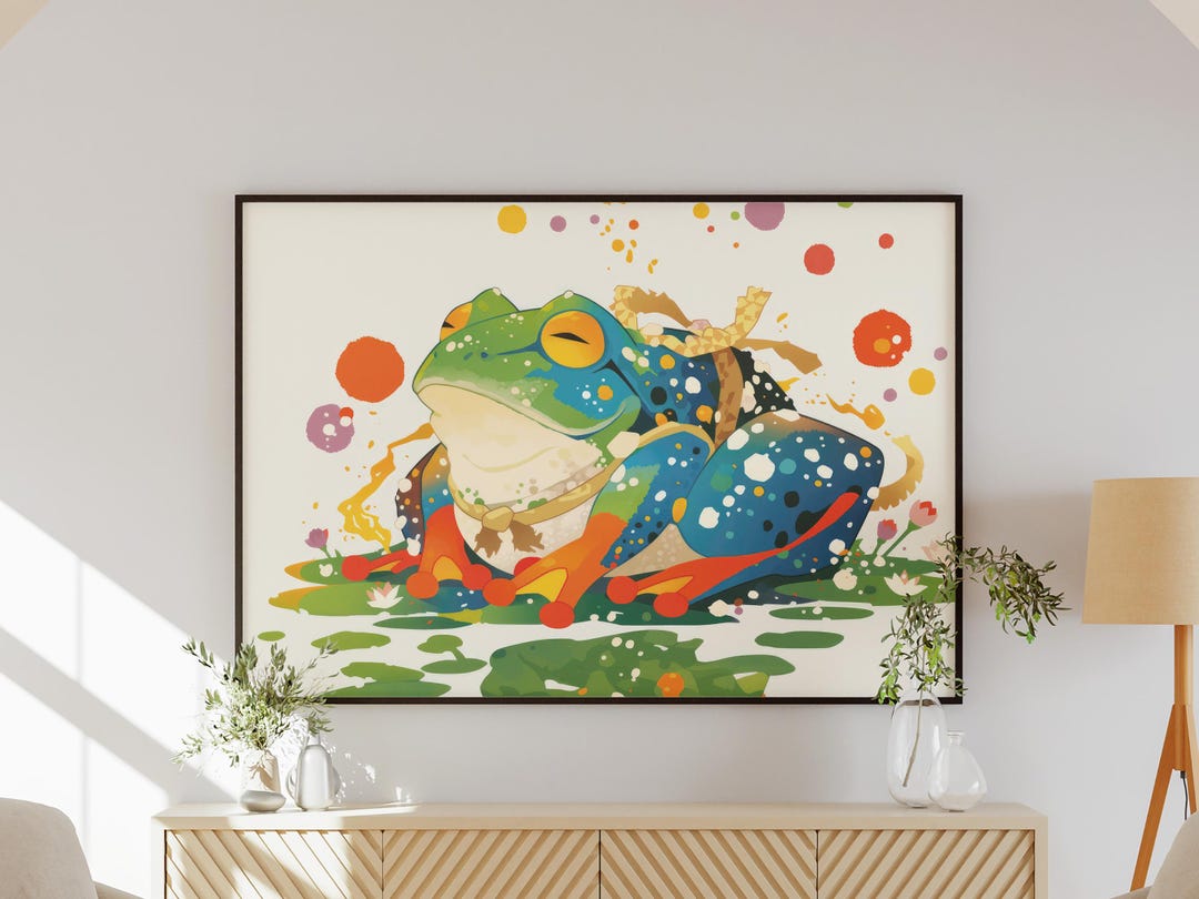 Posterjapanese Art, Printed Original Art, Kakeru Wall Art, Japanese ...