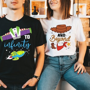 To Infinity and Beyond ,couple Matching Shirts ,family T-shirt ...