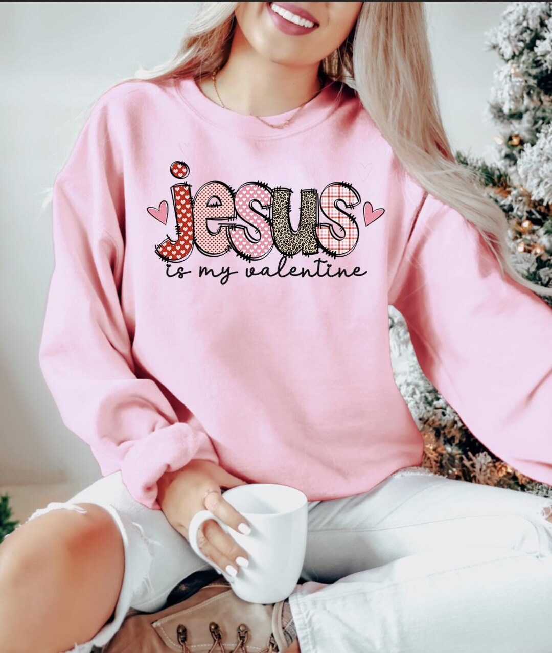 Jesus is My Valentine Shirt,religious Valentine’s Day Tee,christian ...