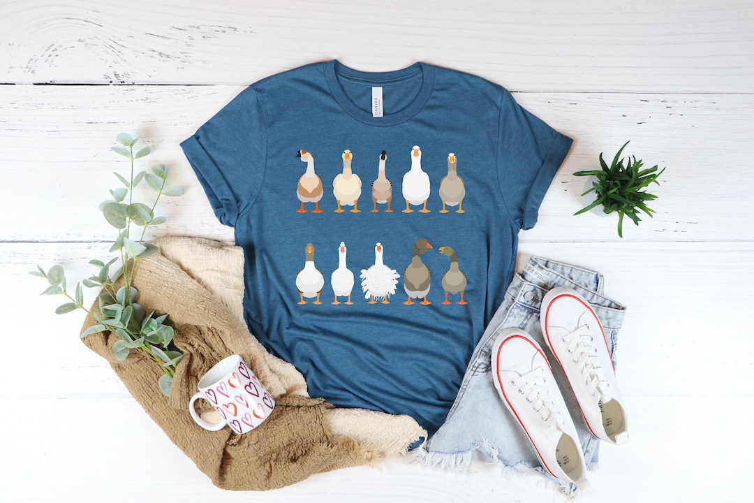 Goose Shirt, Goose Animal Shirt, Retro Goose Shirt, Personalized Gifts ...