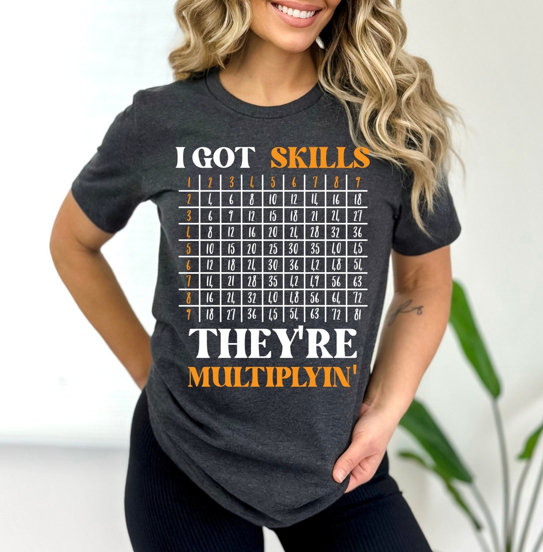 Math Teacher Shirt, Multiplying T-shirt, Math Shirt, Funny Math Gift ...