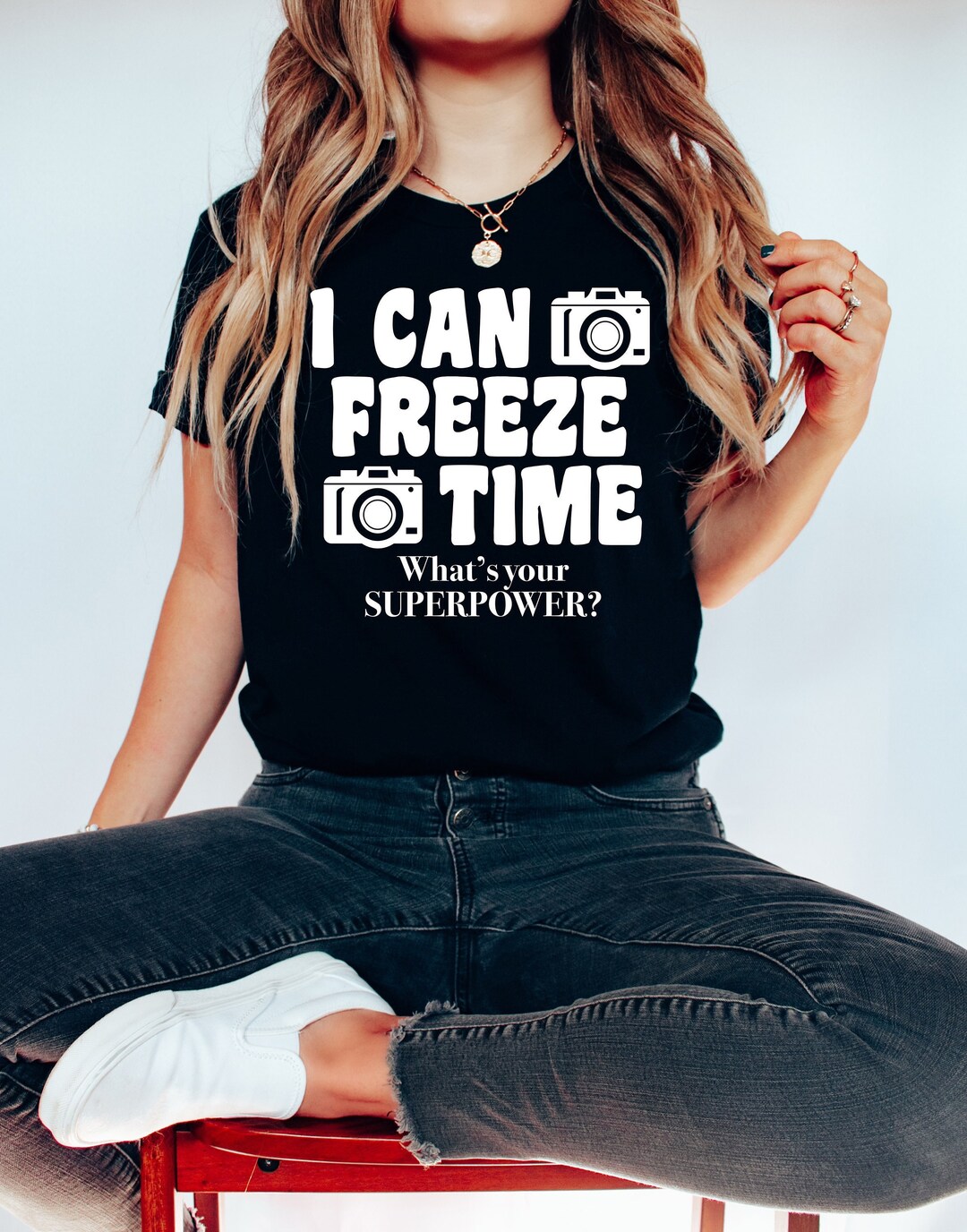 Photography Gift, Shirt for Photographer, I Can Freeze Shirt, Cameraman ...