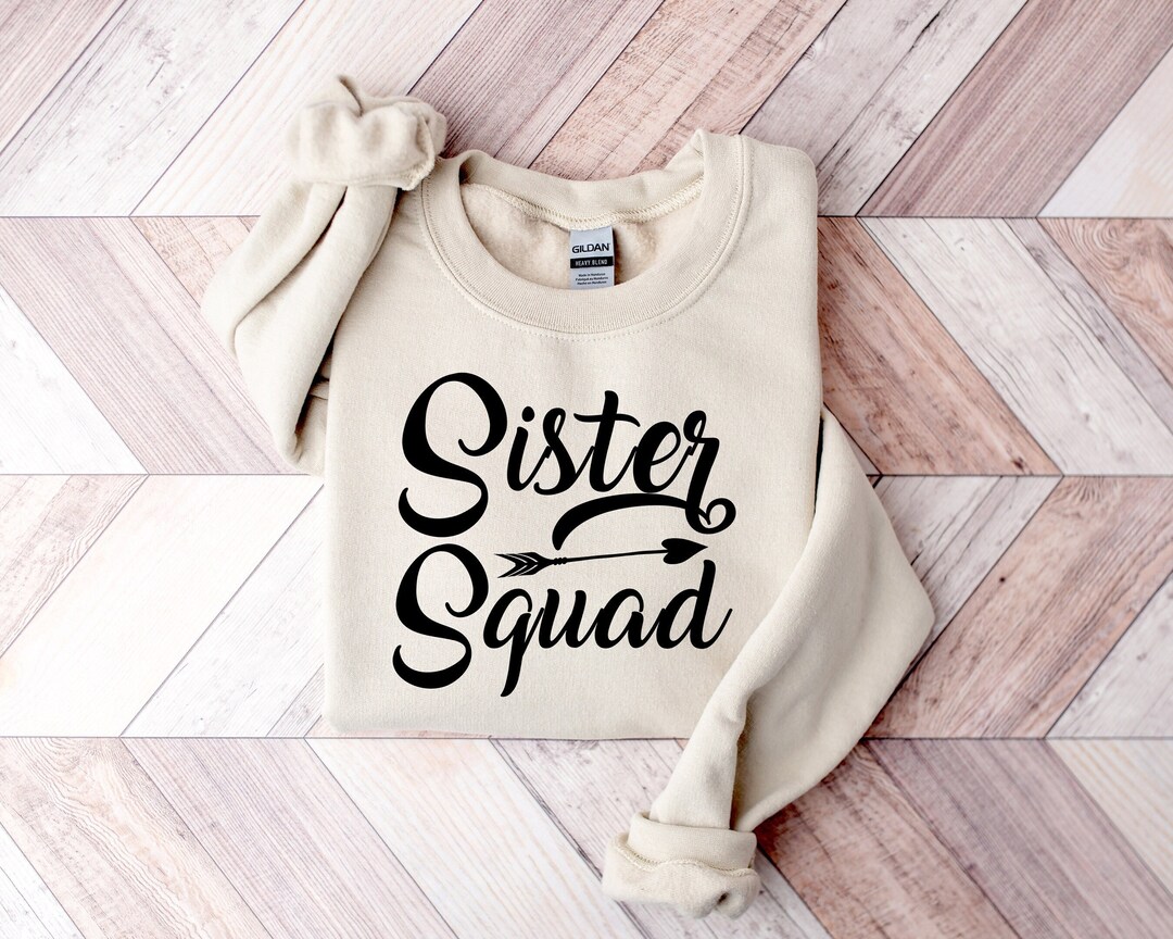 Sister Squad Shirt, Matching Sibling Tees, Best Friends Gift - Etsy