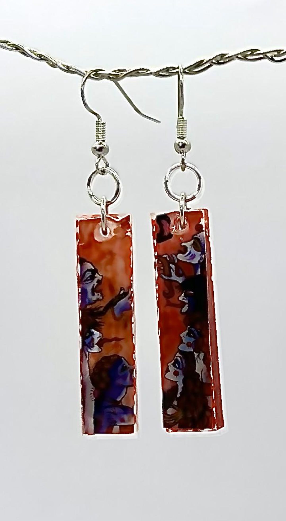 Bilitis "the Dance of the Flowers" Earrings - Etsy