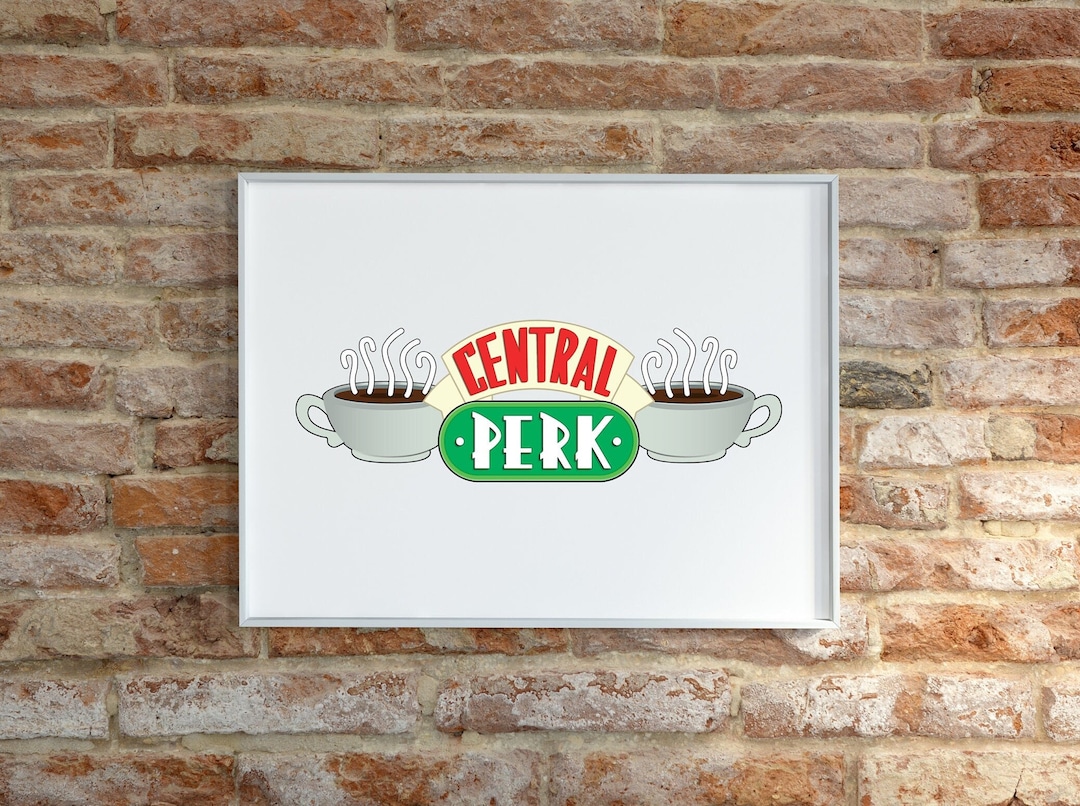 Friends TV Show, Central Perk Poster, Printable, Wall Art, Decor ...