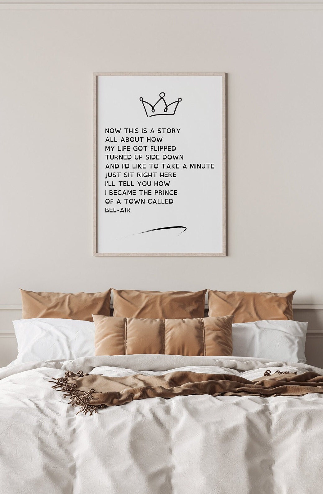 Fresh Prince of Bel Air, Lyrics, Song, Wall Art, Bedroom Decor, Home ...
