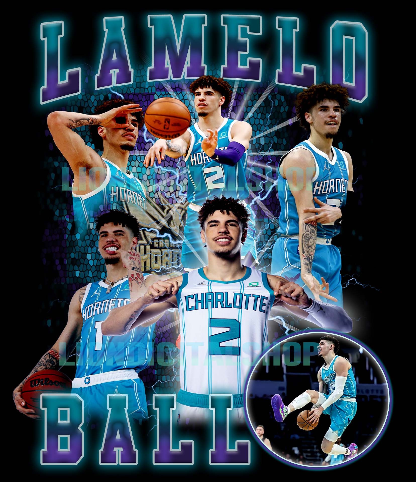 Lamelo Ball Png Svg T-shirt Design 300 DPI PNG File Ready to - Etsy